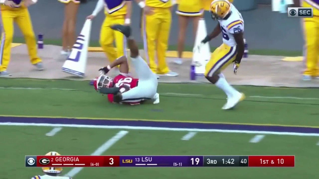 Riley Ridley (Georgia WR #8) vs. LSU (2018) - YouTube