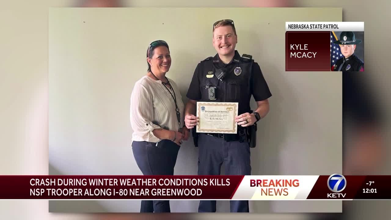 'Kyle loved being a trooper': Nebraska State Patrol honors trooper Kyle ...