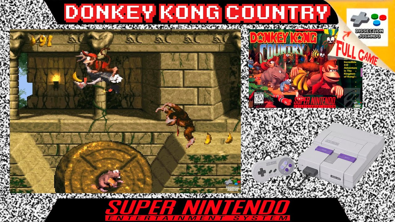 Donkey Kong Country - Super Nintendo [101%] [LONGPLAY [2]] - YouTube
