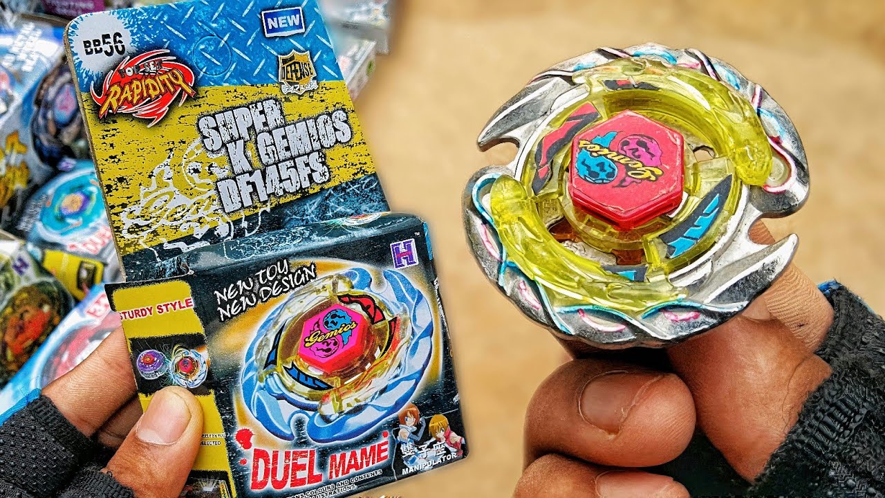 Evil Gemios DF145FS Metal Beyblade Unboxing and Review: Unique Blade ...