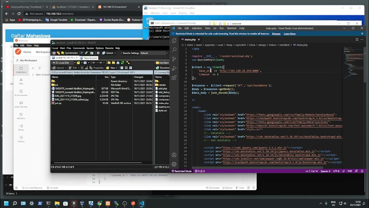 Pertemuan 9 Rest Api Client Dengan Php Guzzle Youtube