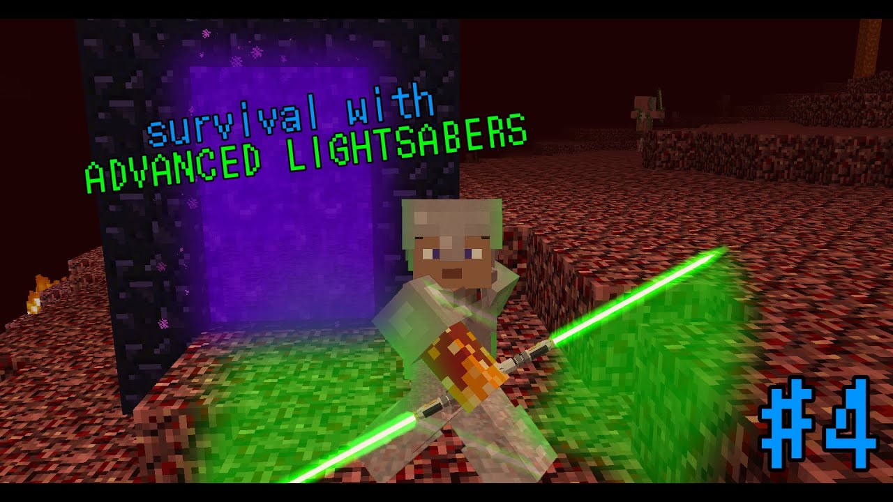 ВИЖИВАННЯ💕 в MINECRAFT🟩 з ADVANCED LIGHTSABERS🗡! #4 - YouTube