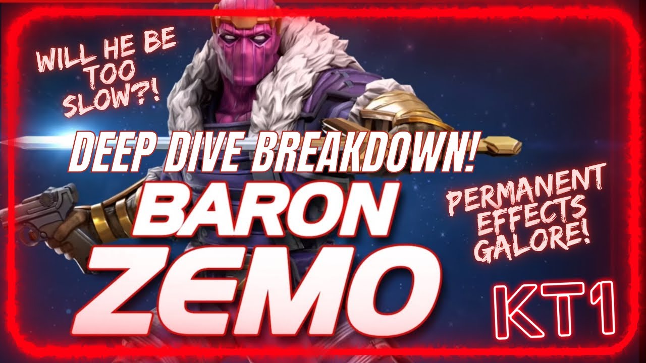 Baron Zemo Or Baron Zero?! Let's Break Down Baron Zemo Deep Dive! - YouTube