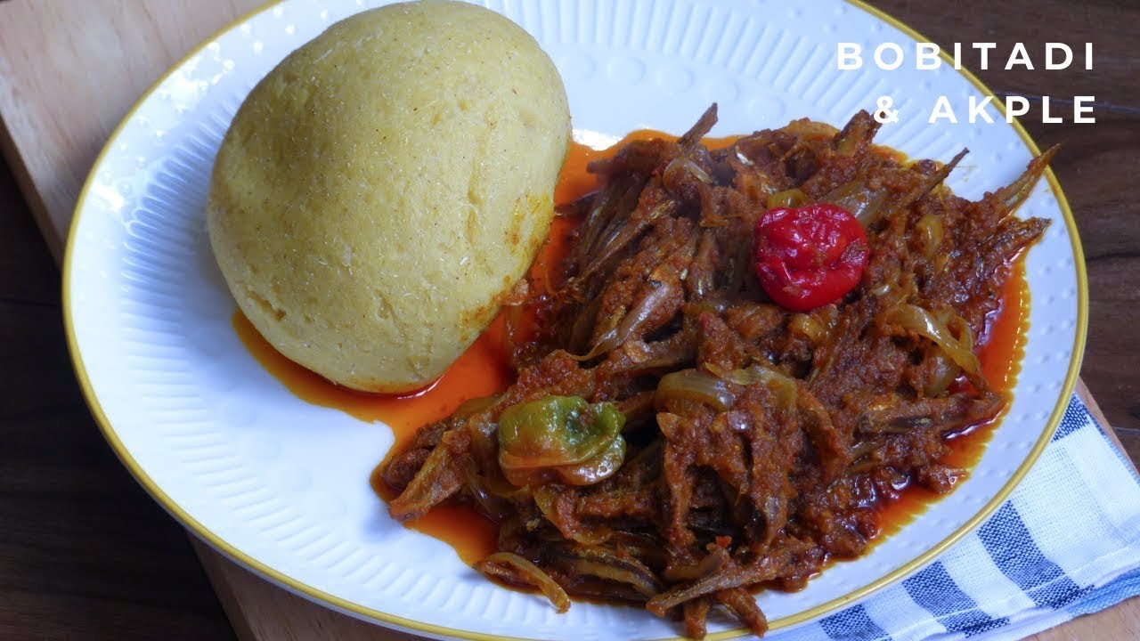 The easiest way to cook Abobi tadi and Akple the Anlo way | The ...