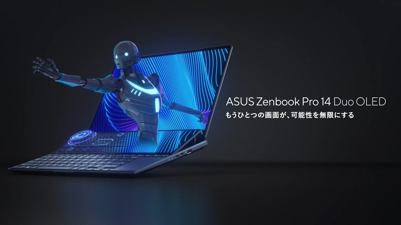 「ASUS Zenbook Pro 14 Duo OLED UX8402」新登場！ - YouTube