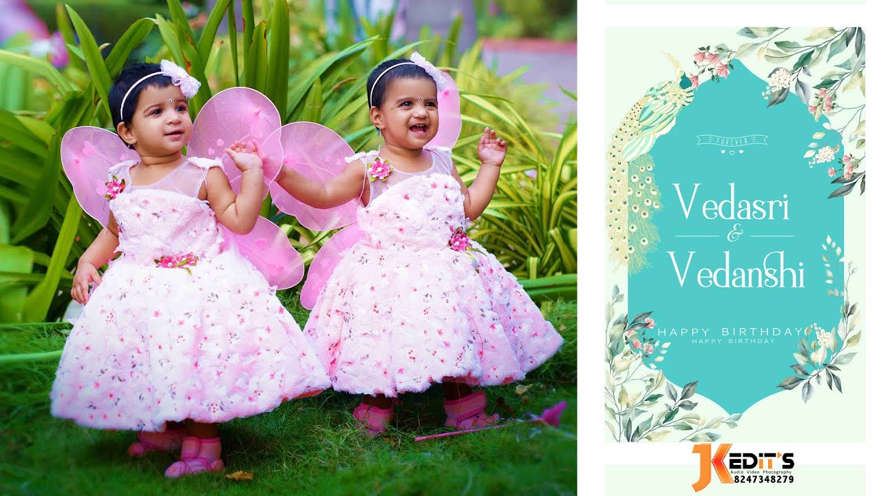 1st Birthday Teaser Vedasri & Vedanshi Moment's || JK EDITS #birthday # ...
