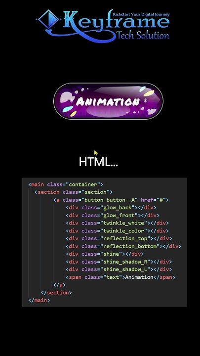 Cool Button Hover Animation HTML & CSS - YouTube