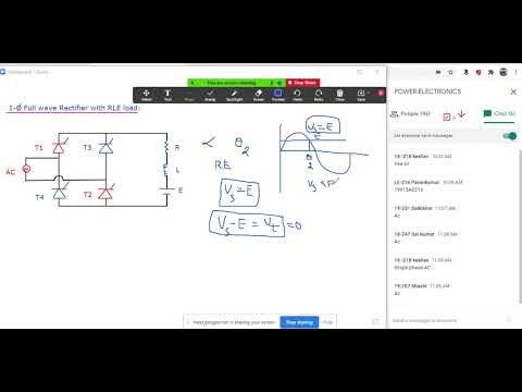 FULL WAVE RECTIFIER WITH RLE LOAD - YouTube