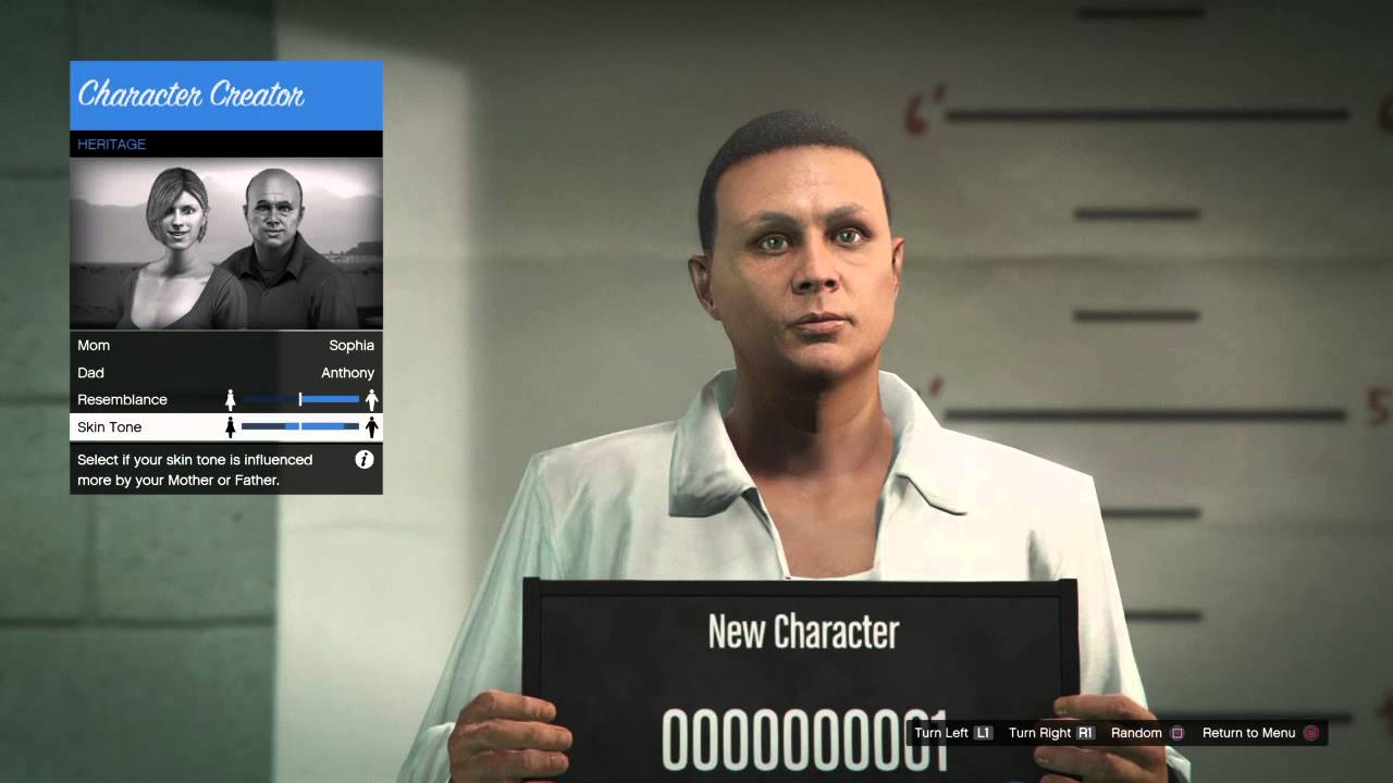 Grand Theft Auto V online character creation - YouTube