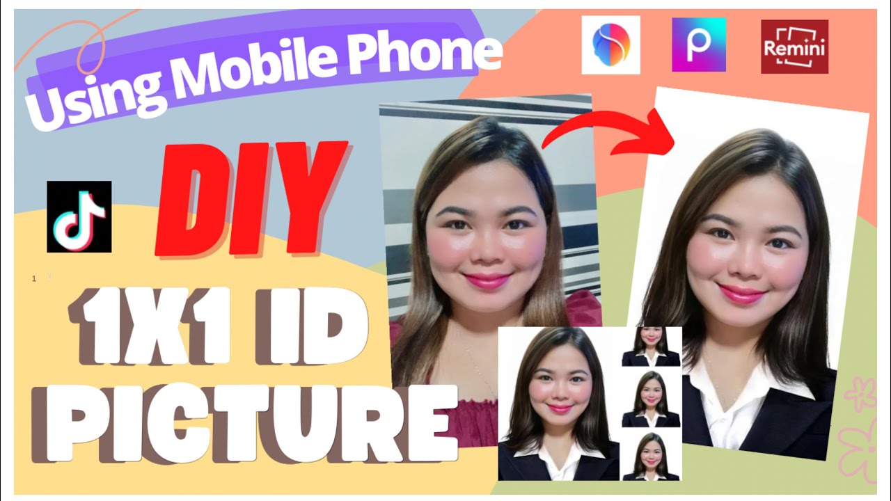 Tiktok DIY 1x1 Id Picture with Formal Attire🤵‍♀️| Easy Tutorial ...
