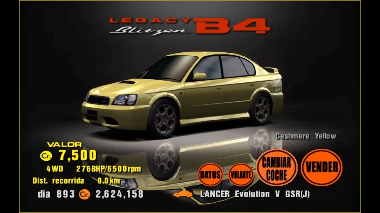 Subaru Legacy B4 Blitzen - Rendimiento (Prueba del Vehículo) - Gran ...