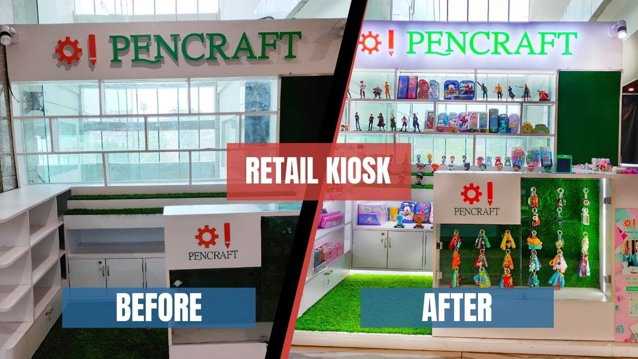 Retail Kiosk Manufacturing and Design In EDM Mall - YouTube