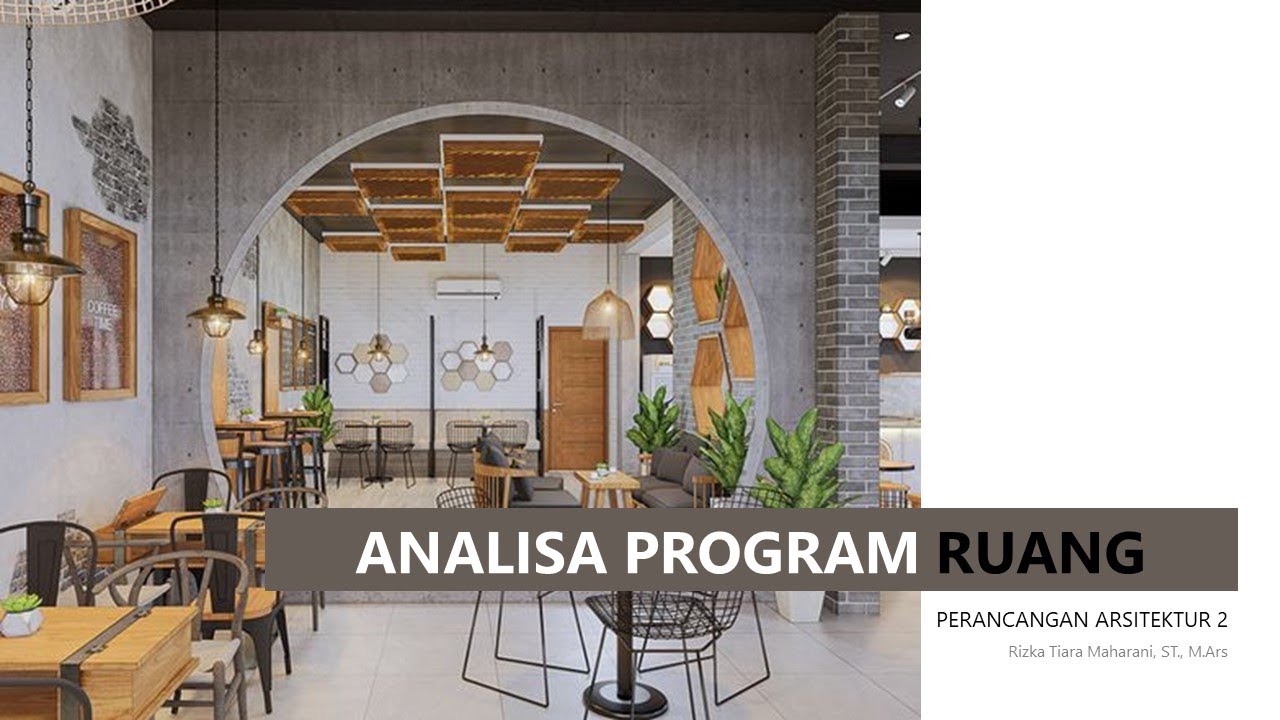 Analisa Program Ruang Mini Cafe - YouTube