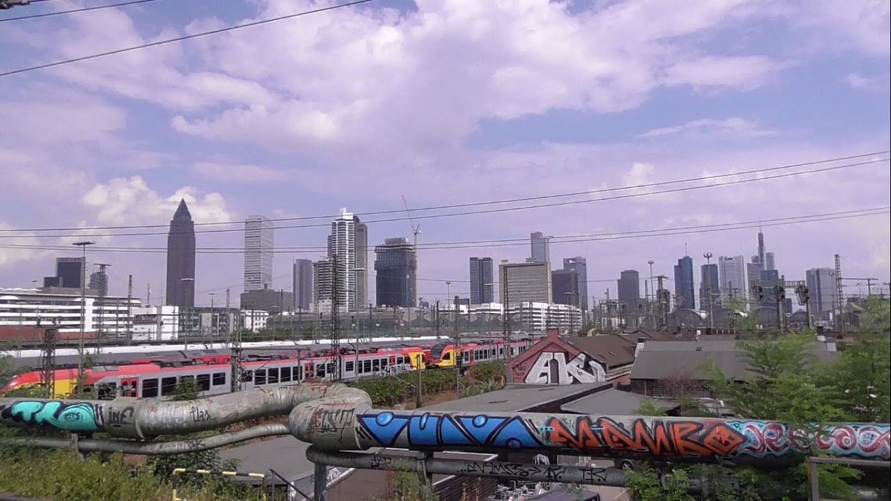 9-Euro-Ticket: Reise nach Frankfurt-Niederrad - YouTube