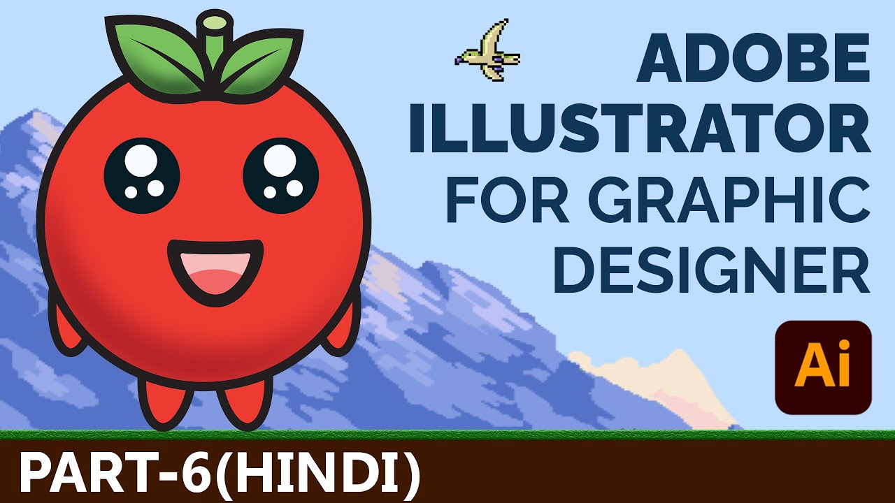 Part -6 How to Use the Text Tool & Its Properties in Adobe Illustrator ...