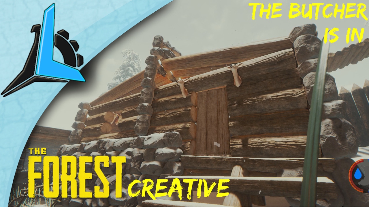 The Forest Creative- Castle- Butcher Shop & Tavern (Lets Play) (HD ...