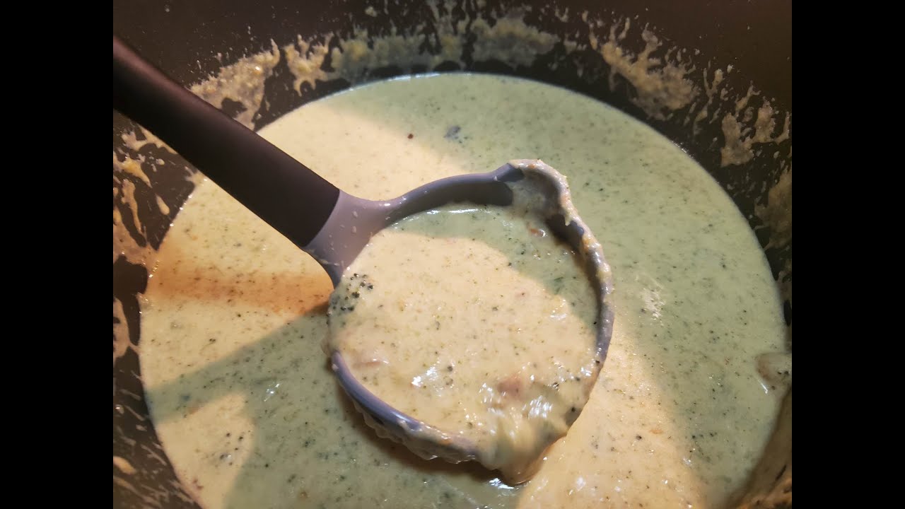 Broccoli cheddar soup with the flex + multi prep set! - YouTube