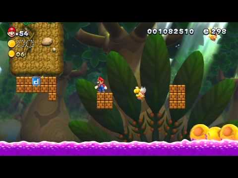 New Super Mario Bros U | Soda Jungle | Which Way Labyrinth - Iggy's ...