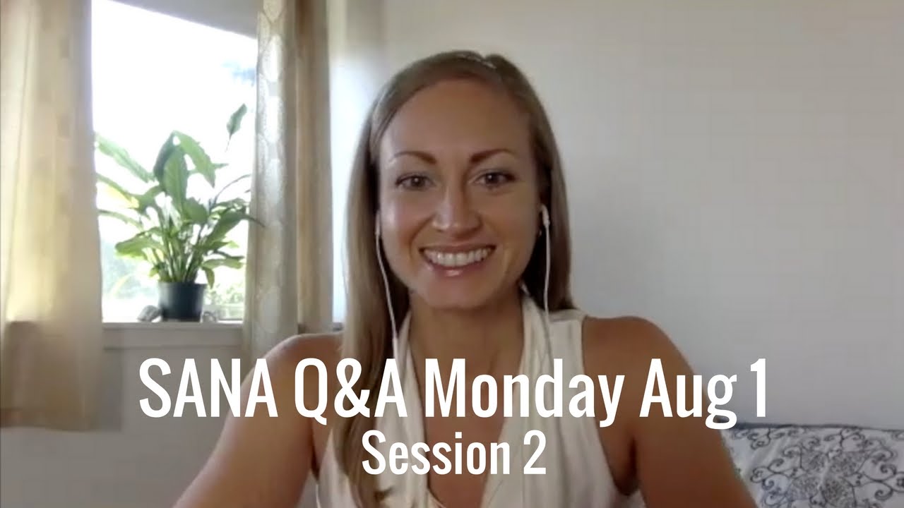 SANA Q&A Monday August 1 - Session 2 - YouTube