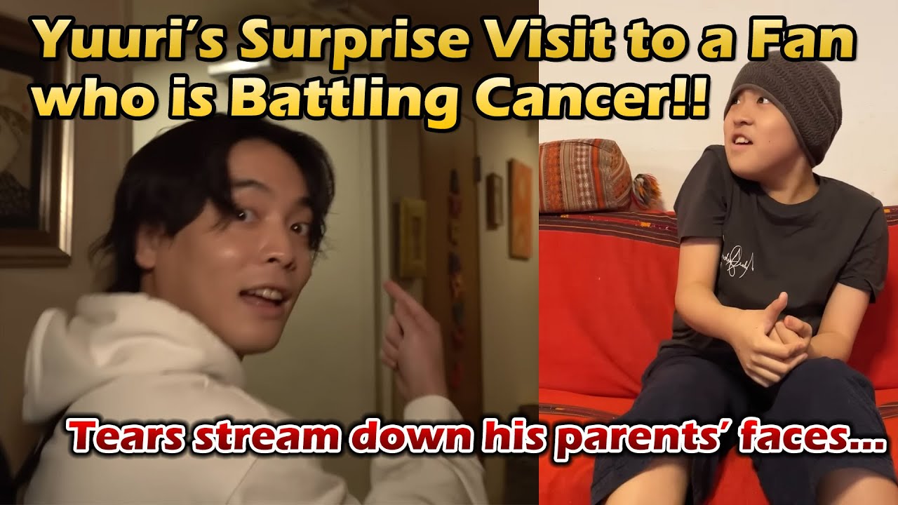 Yuuri Surprises a Talented Fan who is Battling Illness!! - YouTube
