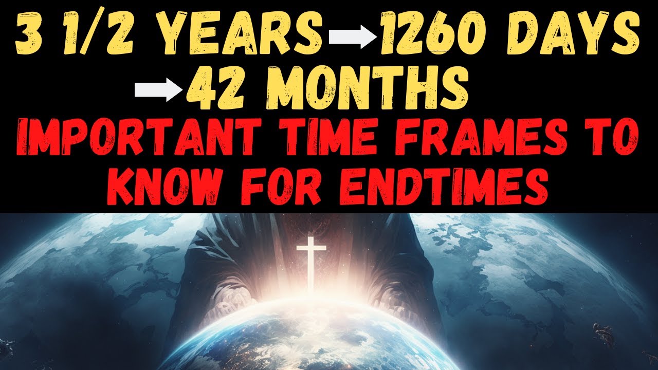 3 1/2 years, 1260 days, 42 months - Important time frames for end times ...
