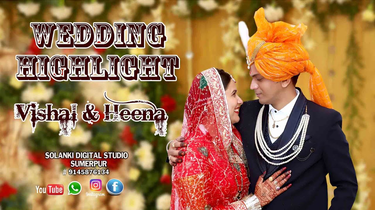 Best Wedding Cinematic Highlight 2024 //VISHAL & HEENA// # ...