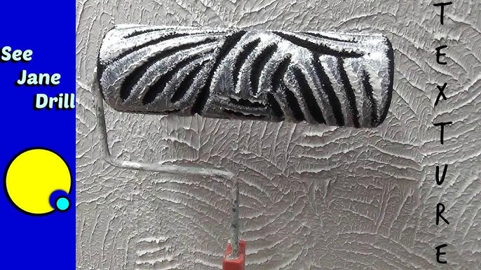 Ceiling Texture Roller Patterns 22.86 CM Rock Pattern Design Texture