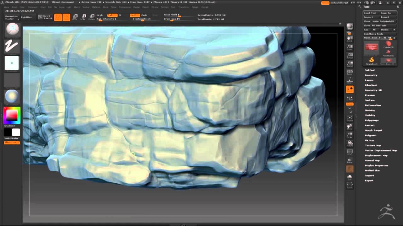 Cave Scene Cliff Rock Sculpt - YouTube