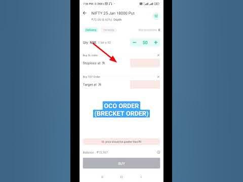 New update in groww ( oco order (Brecket order), it is now available on only web version. - YouTube