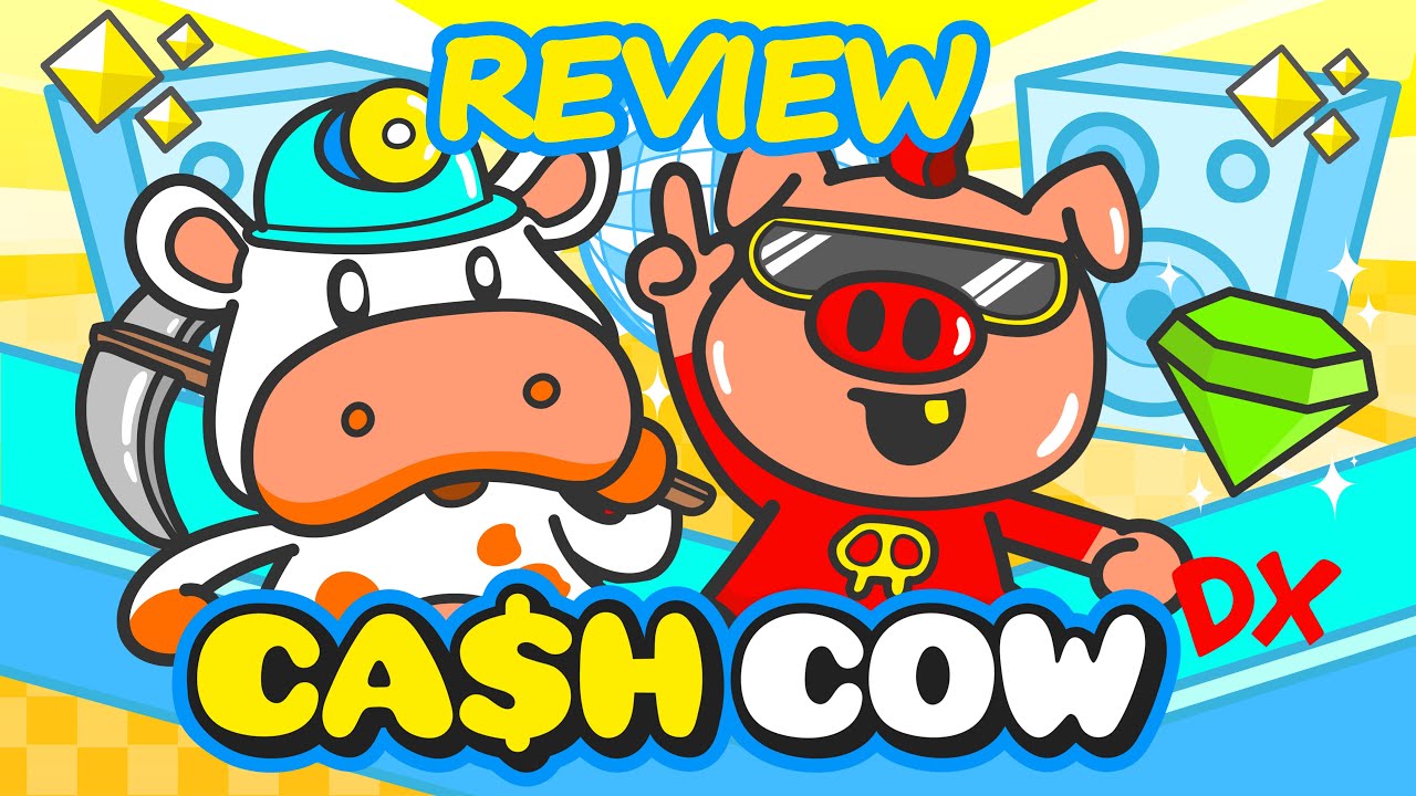 Cash Cow DX Review (Retro-style indie game) - YouTube