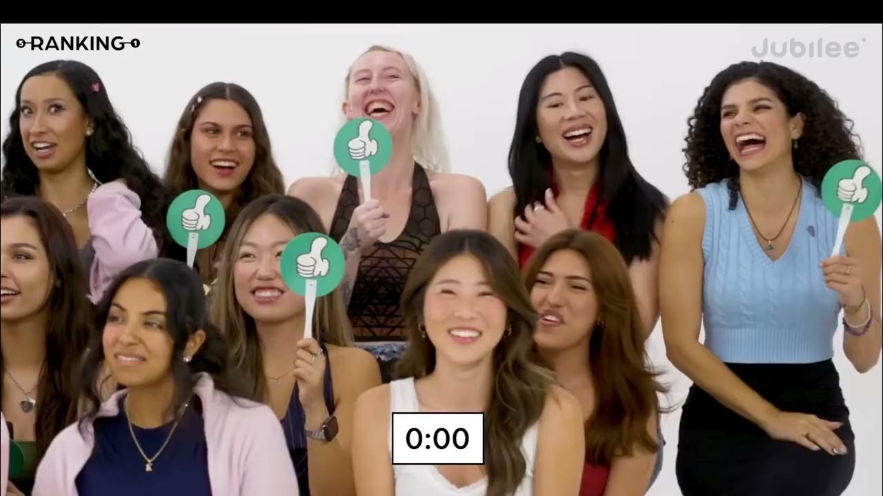 REACTING TO 50 GIRLS RANK 5 GUYS JUBILEE VIDEO - YouTube