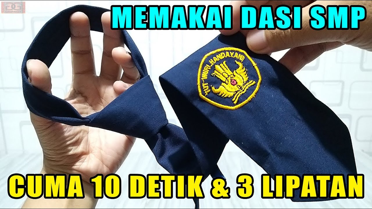 CARA IKAT DASI SMP UNIK & CEPAT - YouTube