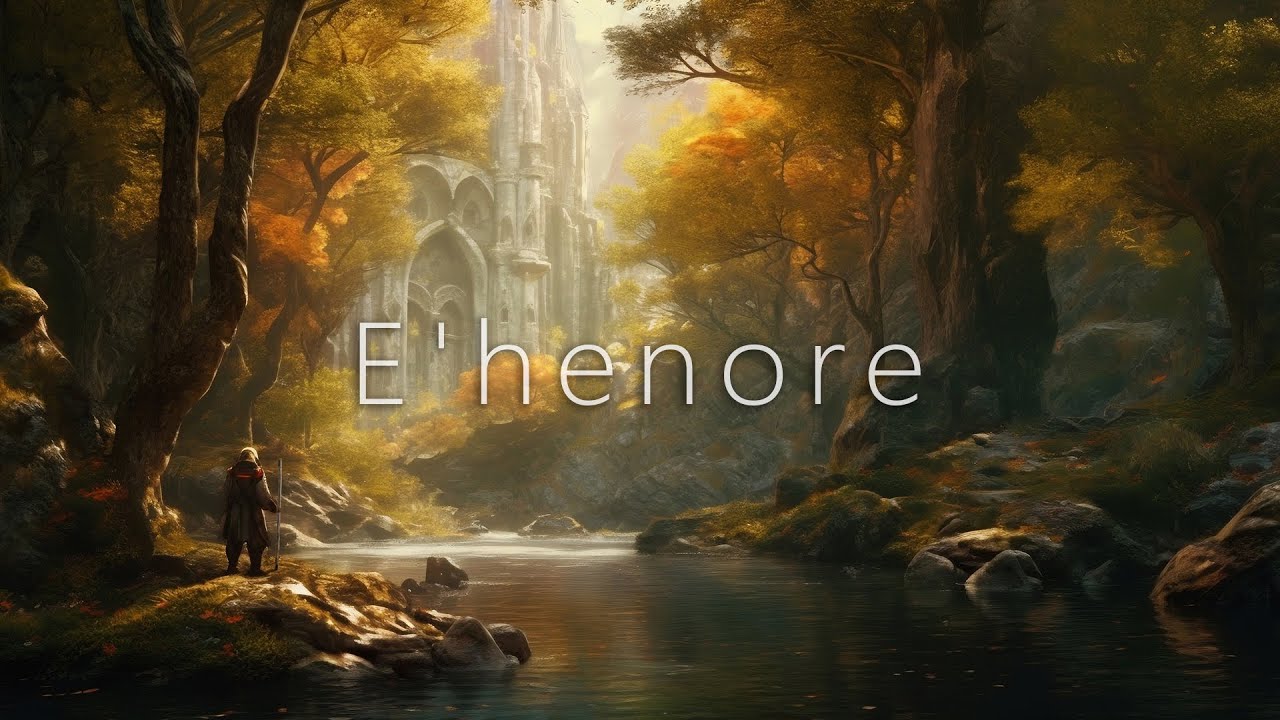 E'henore - Elven Flute, Forest Ambience, Mysterious Temple, Meditation ...