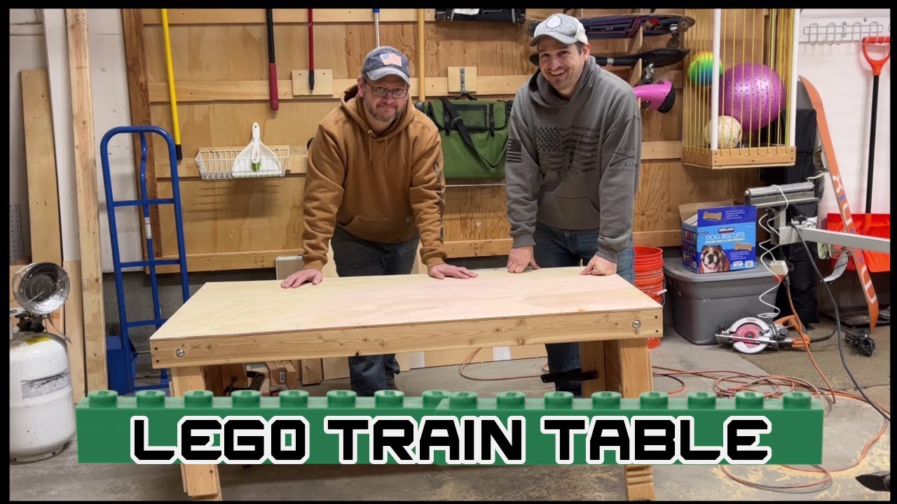 Custom Building Tables for LEGO Trains - YouTube
