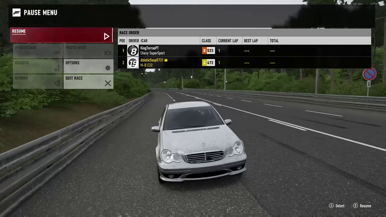 Forza 7 Drag race: Mercedes Benz C32 AMG vs Chevrolet Super Sport (2014 ...