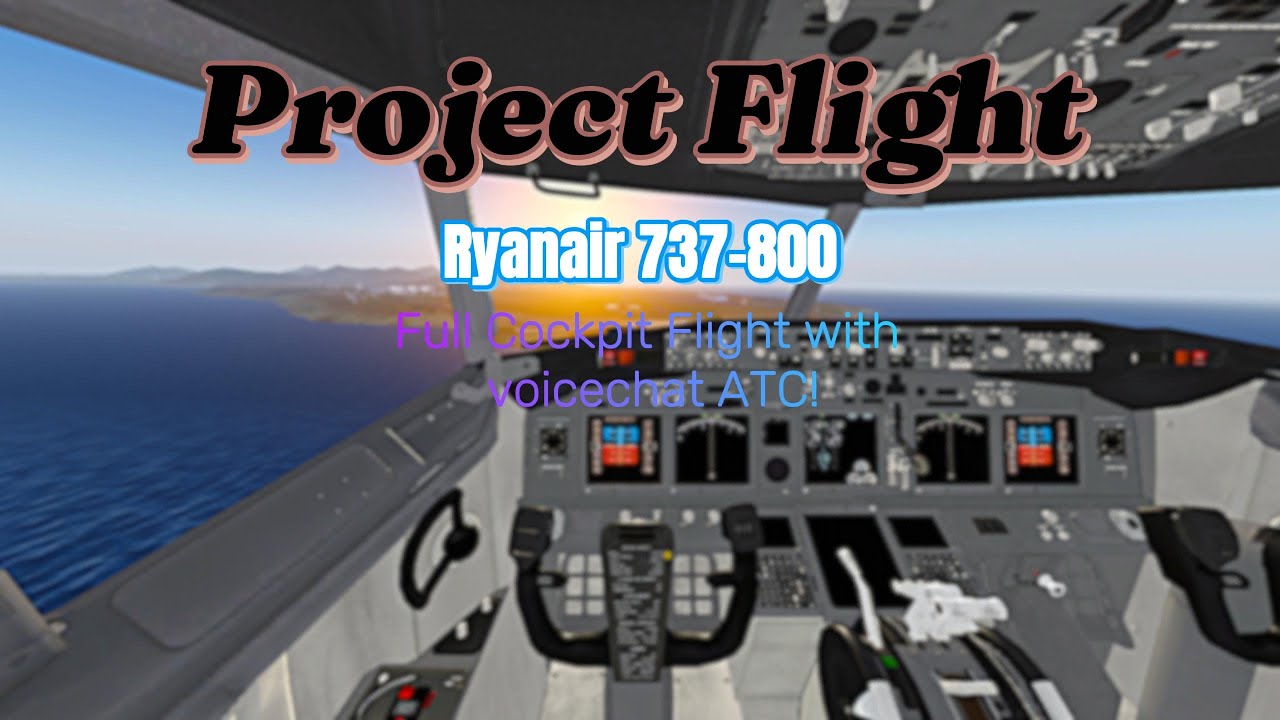 Project Flight 737 Cockpit Full Flight with VC ATC! (GCLP-LEMH) - YouTube