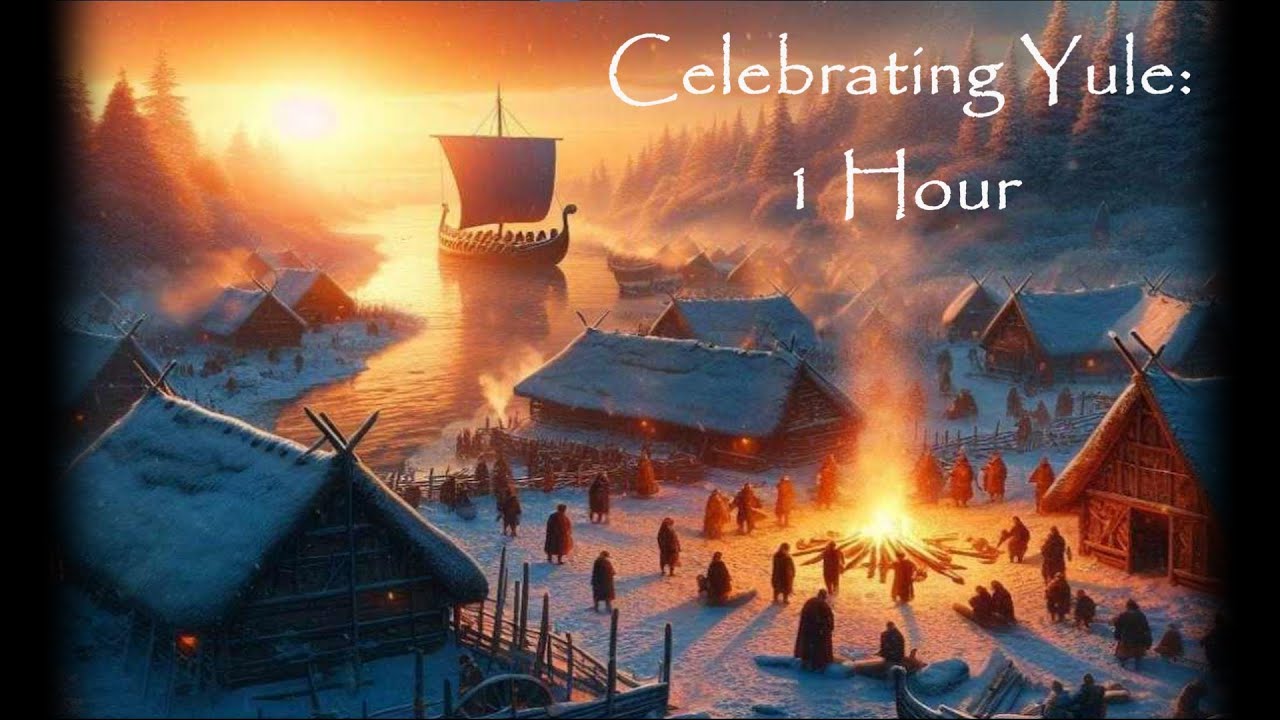 1 Hour of Viking Ambience Celebrating a Winter's Night - YouTube