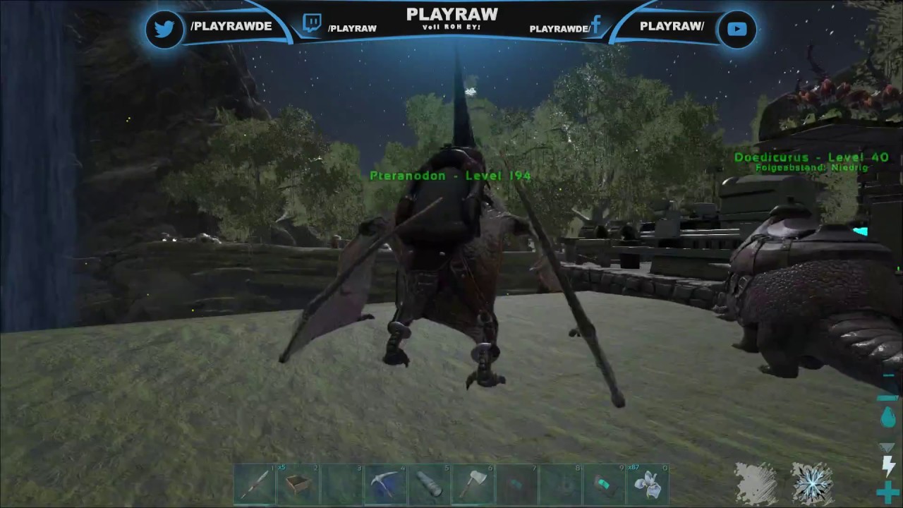 Neuanfang Tag 3 | Highlevel Ptera Pteranodon finden und zähmen | ARK ...