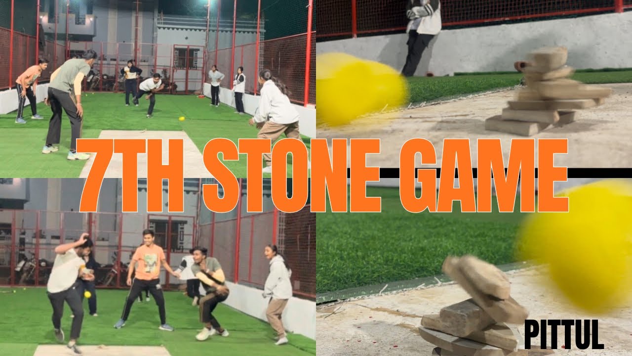 7TH STONE GAME (pitthul) best childhood game 🥹 ️🥳🤣 #vlog #games # ...
