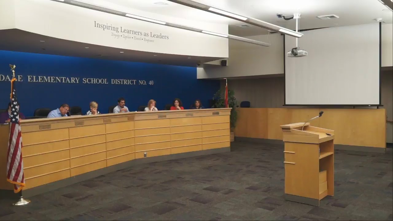 Glendale Elementary School District Governing Board Meeting - YouTube