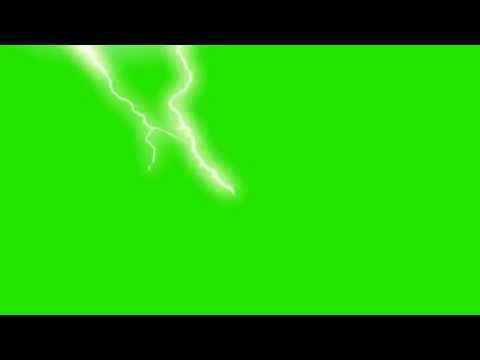 lightning free green screen effect - YouTube