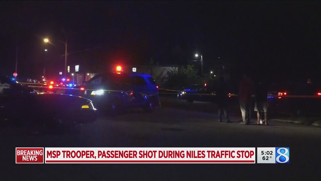 MSP: Trooper, suspect shot during traffic stop in Niles - YouTube