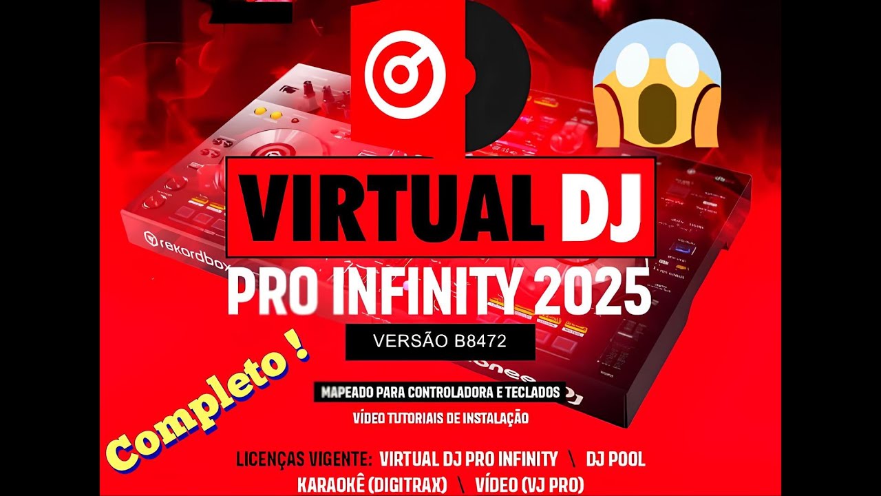 Como Instalar o VIRTUAL DJ 2025 PRO ( Completo ) ultima versão ! - YouTube