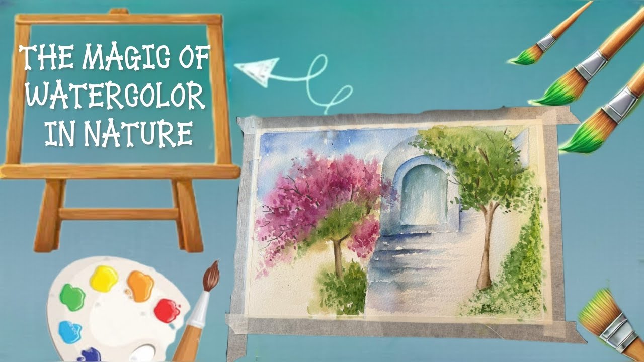 Easy Watercolor Painting | Step by Step Tutorial for Beginners 🎨 - YouTube