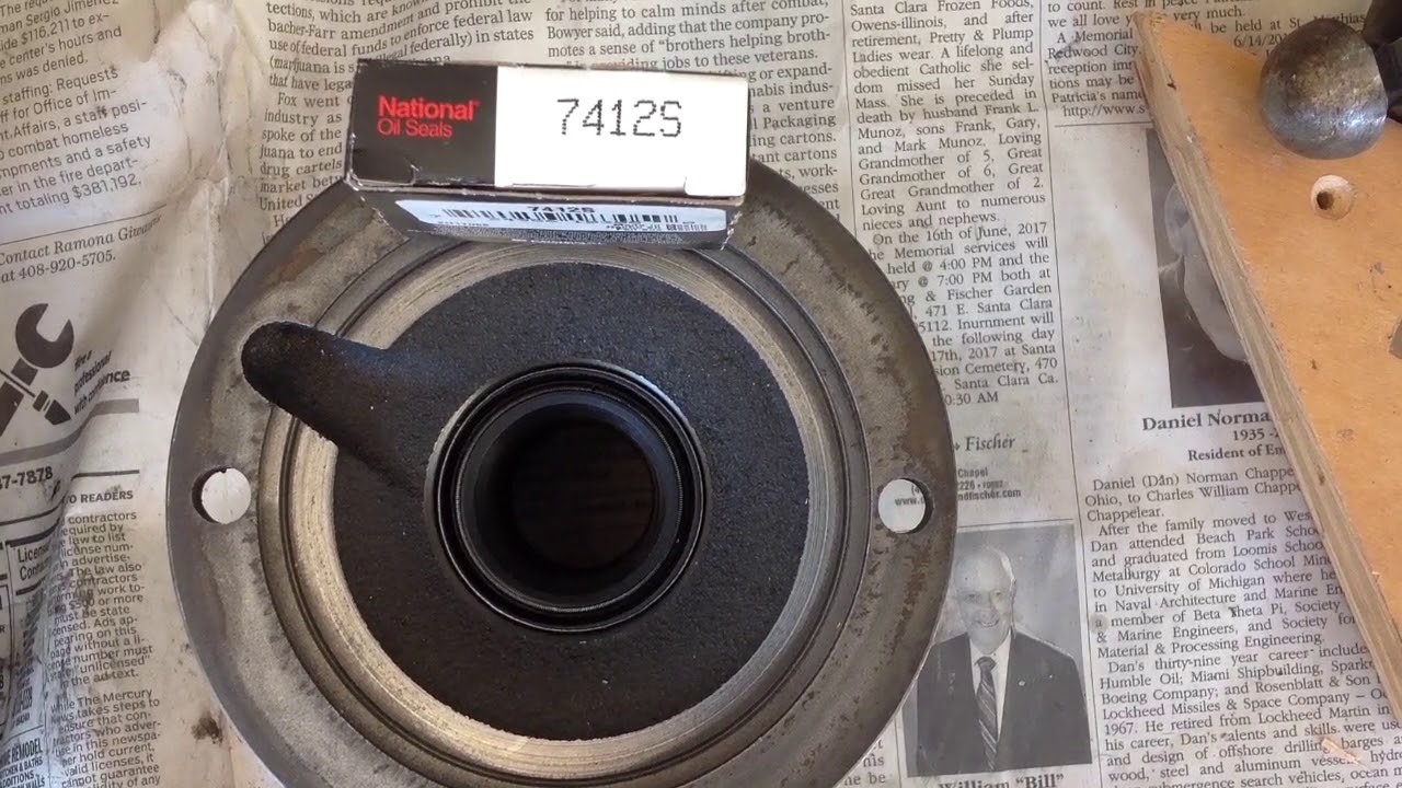 T-18 transmission input bearing retainer seal - YouTube