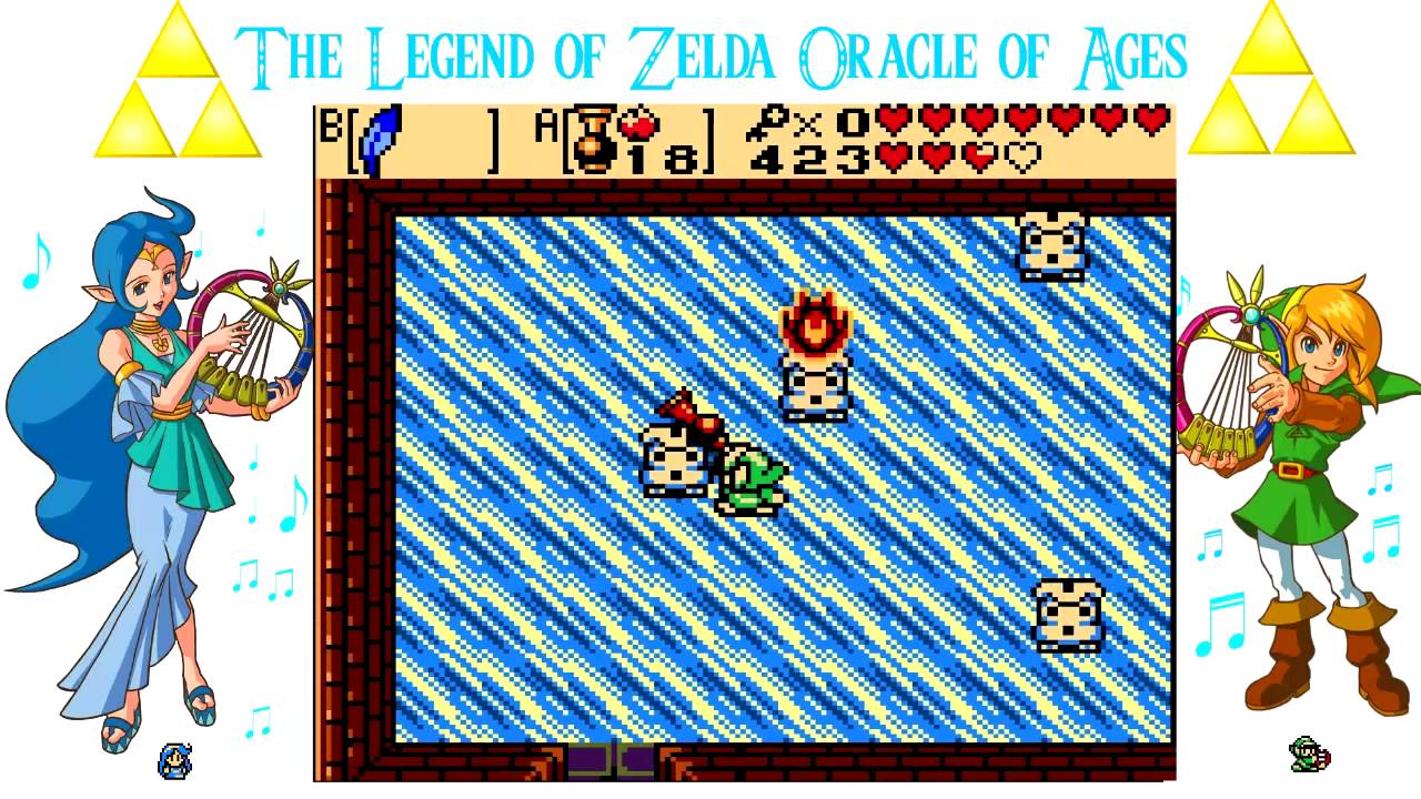 The Legend of Zelda Oracle of Ages #21 Ancient Blue Ring - YouTube