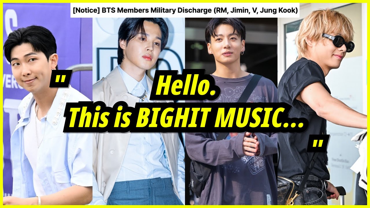 BTS Military Discharge Week: RM, V, Jimin & Jungkook Are Coming Back ...