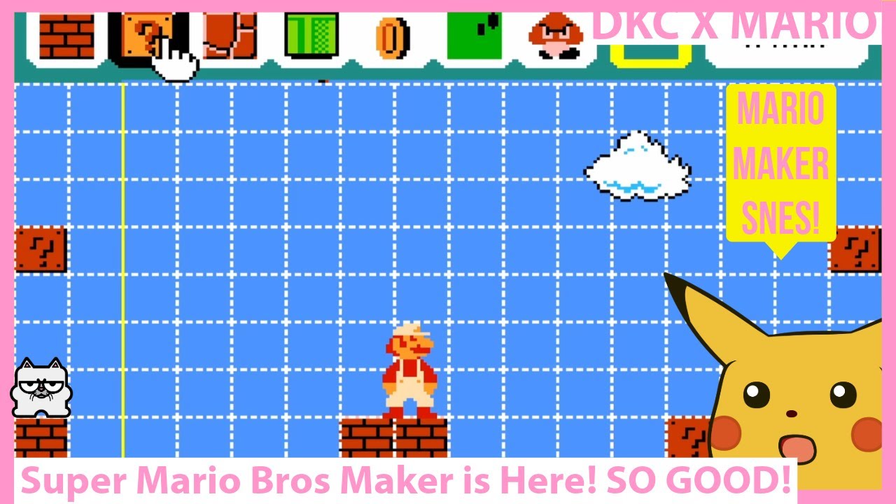 Super Mario Bros Maker Is Out! A SNES Port AND a Mario Maker Mod! - YouTube