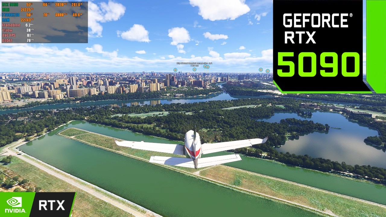 Microsoft Flight Simulator 2024: RTX 5090 32GB ( 4K Maximum Settings ...