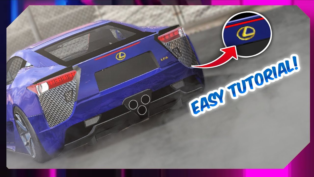 How To Make Logo Lexus Realistic Design Tutorial Car Parking - YouTube